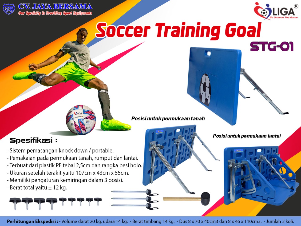 Soccer Training Goal STG-01 - Distributor Olahraga
